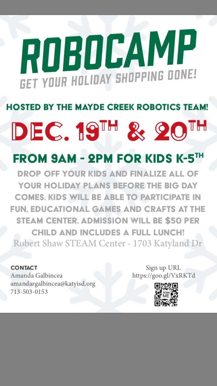 robocamp - Katy Texas